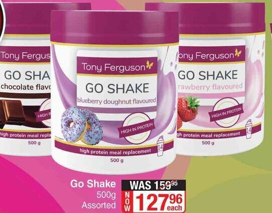 Go Shake 500g offer at Dis-Chem
