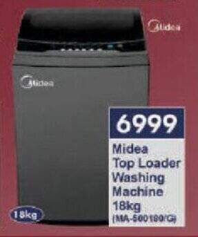 Midea Top Loader Washing Machine 18kg offer at President Hyper