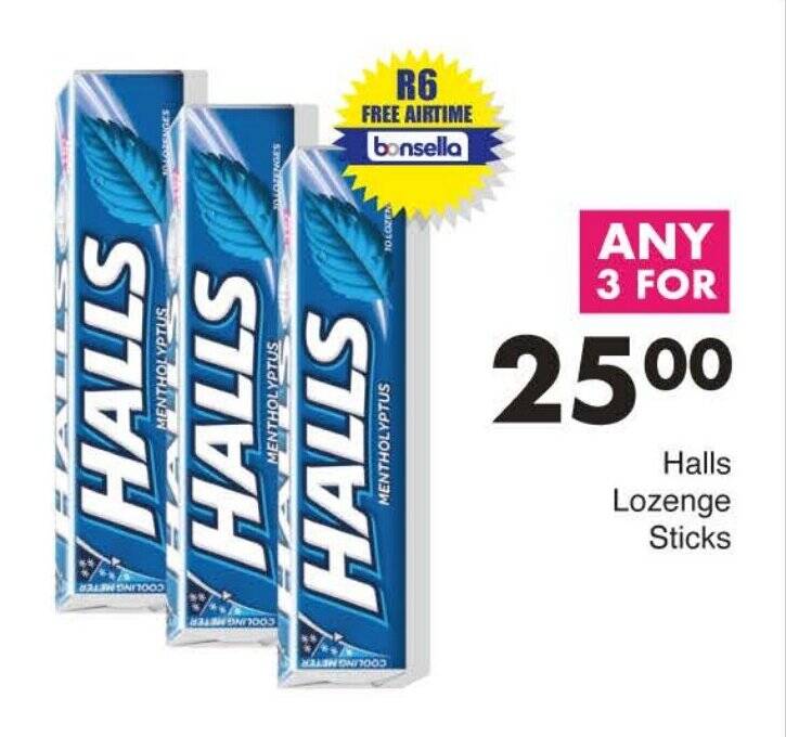 Halls Lozenge Sticks offer at Save Hyper