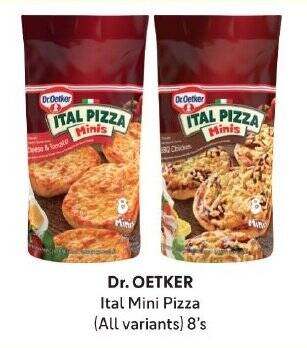 Dr. OETKER Ital Mini Pizza (All variants) 8's offer at Makro Valid from ...