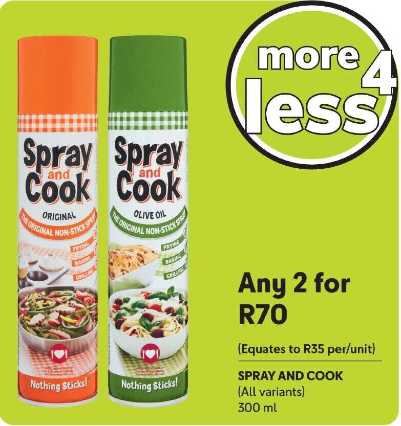 Spray & Cook specials Makro – May 2025