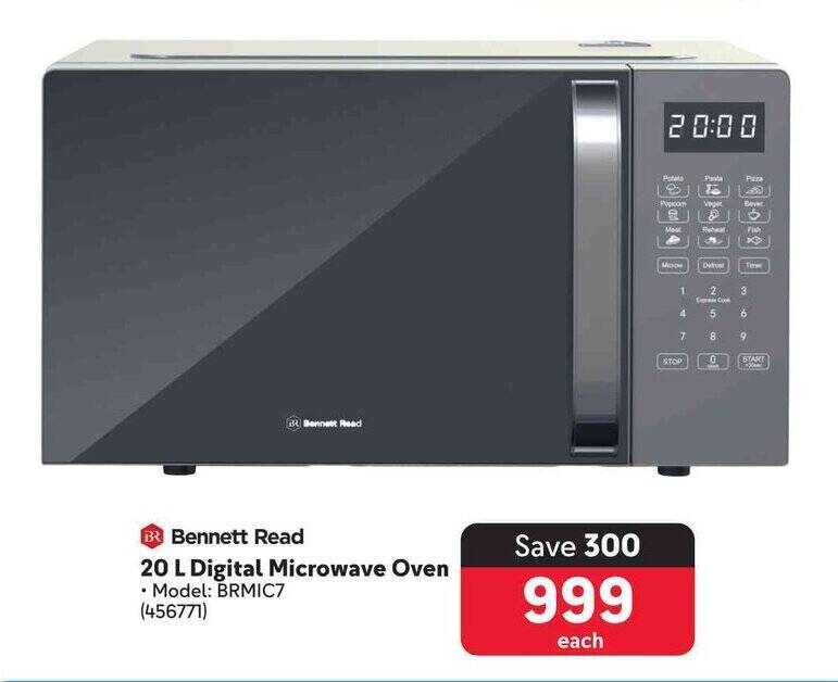 Bennett Read 20 L Digital Microwave Oven offer at Makro