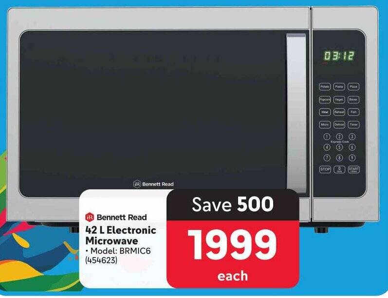 Bennett Read 42 L Electronic Microwave offer at Makro