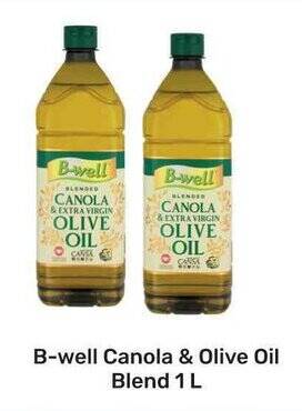 B-well Canola & Olive Oil Blend 1 L offer at Game