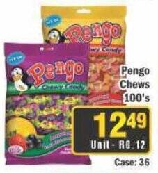 Pengo chews specials at J&E Cash and Carry – Aug 2025