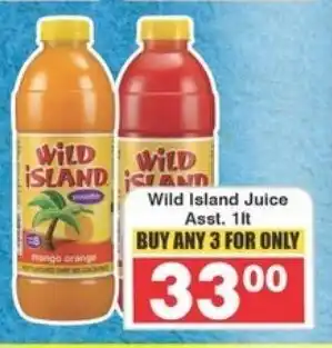 Wild Island Juice Asst. 1lt offer at Frontline