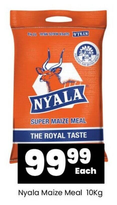 Nyala Maize Meal 10kg offer at Super Save