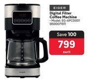 Eiger Digital Filter Coffee Machine EG-APCD001 offer at Makro