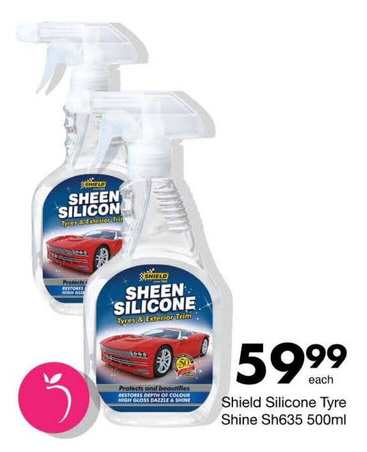 Shield Silicone Tyre Shine Sh635 500ml offer at Save Hyper