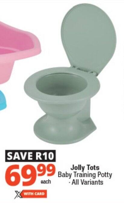 Jolly Tots Baby Training Potty All Variants offer at Checkers