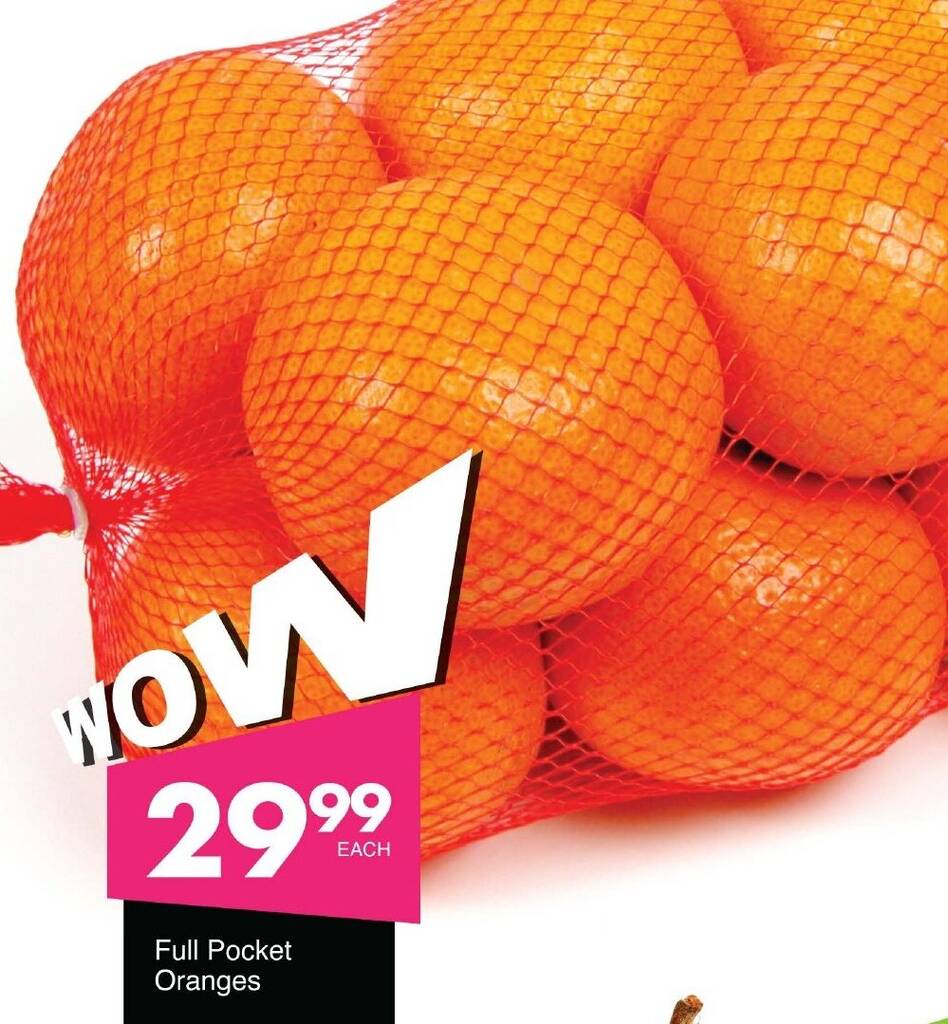 Full Pocket Oranges offer at Save Hyper