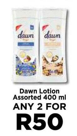 Dawn Lotion Assorted 400 ml offer at Food Lover's Market