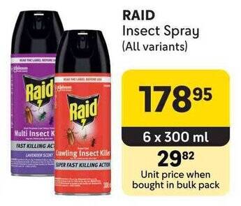 Raid offers - Find and view the cheapest Raid offer!