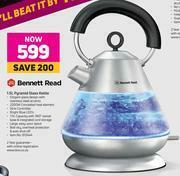 Bennett Read 1.5Ltr Pyramid Glass Kettle offer at Game