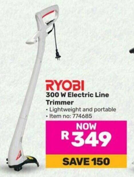 RYOBI 300 W Electric Line Trimmer offer at Game