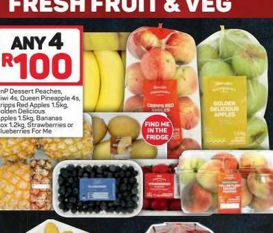 Fruit combo 4 offer at Pick n Pay