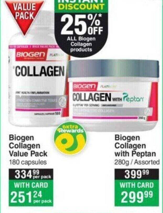 Biogen specials at Dis-Chem – Oct 2025