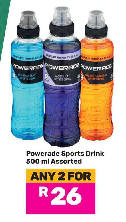 Powerade offers - Find and view the cheapest Powerade offer!