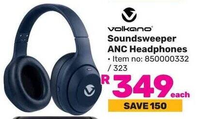 Volkano Soundsweeper ANC Headphones offer at Game