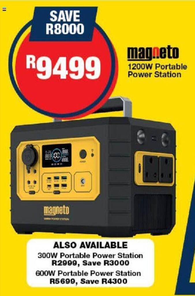 Magneto 1200W Portable Power Station offer at OK Furniture