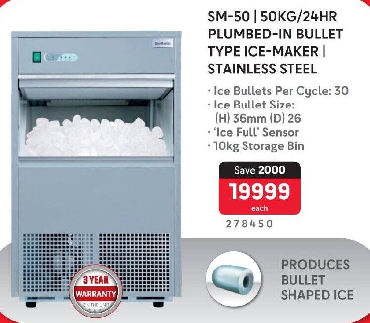 Ice maker specials Makro – Apr 2025