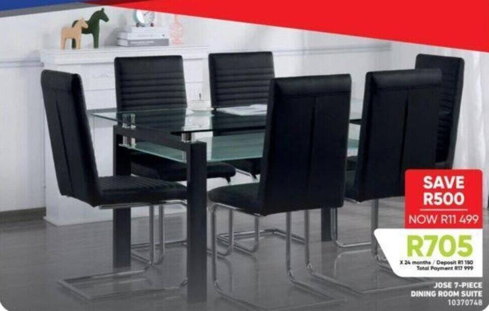 Dining room suite specials Furnmart – May 2025