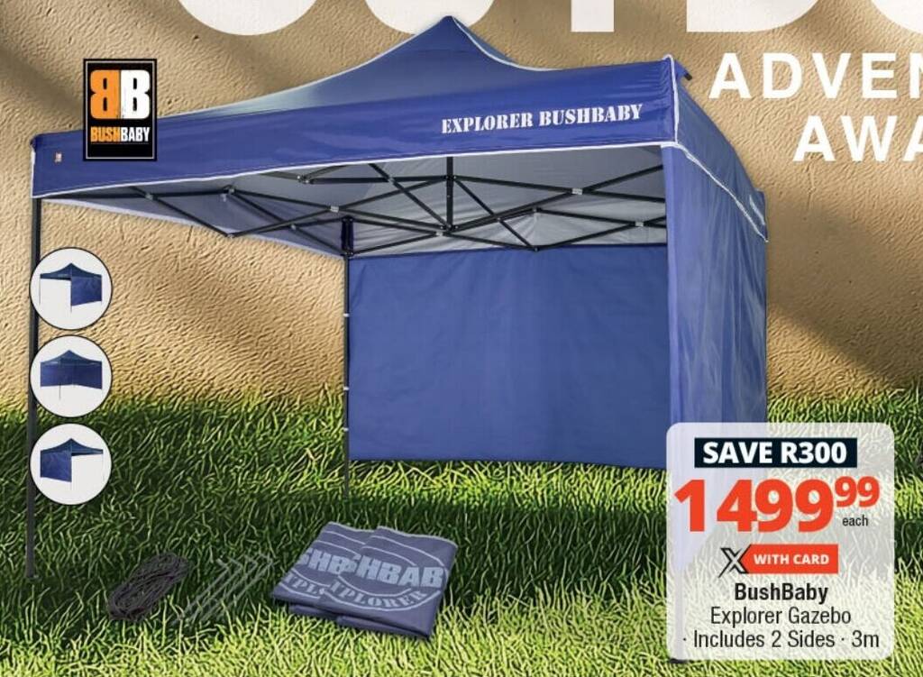 BushBaby Explorer Gazebo offer at Checkers