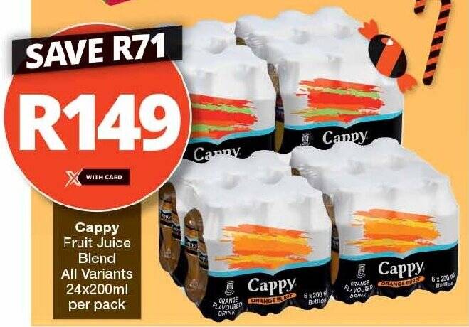 Cappy offers - Find and view the cheapest Cappy offer!