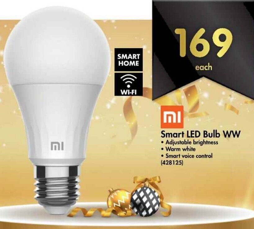 Mi Smart LED Bulb WW offer at Makro