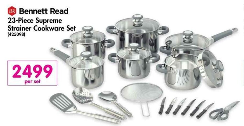 Bennett Read 23-Piece Supreme Strainer Cookware Set offer at Makro