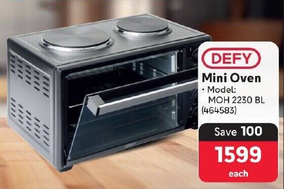 DEFY Mini Oven offer at Makro