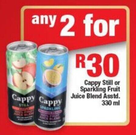 Cappy Fruit specials at OK Express – Aug 2025