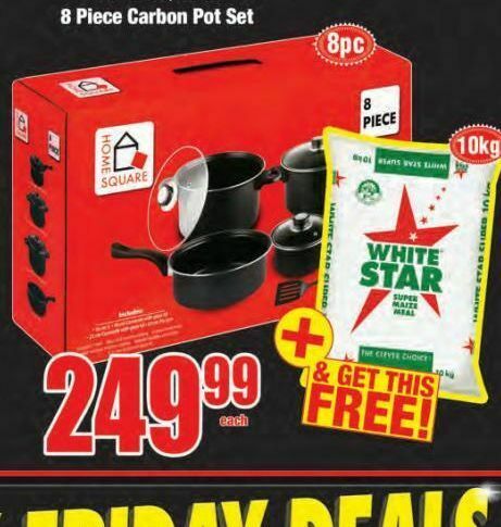 Home square pot set offer at Boxer