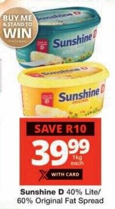 Sunshine offers - Find and view the cheapest Sunshine offer!