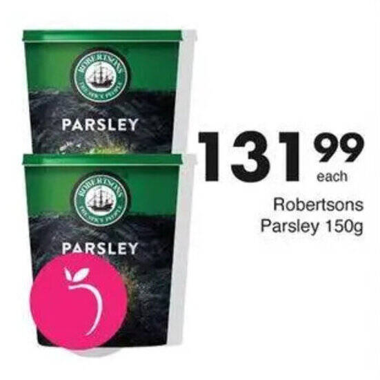 Parsley specials Save – Jun 2025