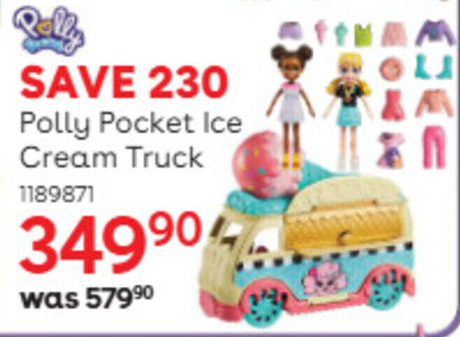 Polly Pocket Ice Cream Truck Offer At Toysrus
