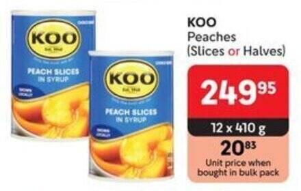Peaches specials Makro – Jul 2025