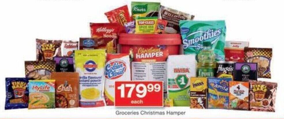 Groceries Christmas Hamper offer at Checkers