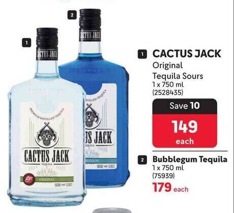 Cactus Jack specials at Makro – Aug 2025
