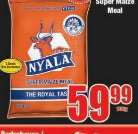 Nyala maize meal offer at Boxer