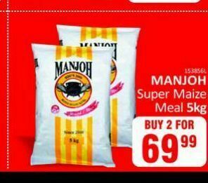 Manjoh super maize meal offer at KitKat Cash and Carry