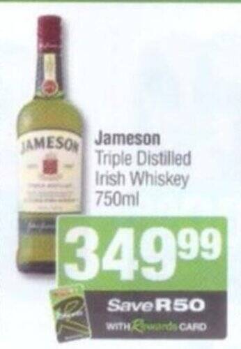 Jameson specials Spar Savemor – Apr 2025