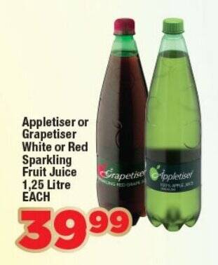 Appletiser/Grapetiser specials OK Foods – Jul 2025