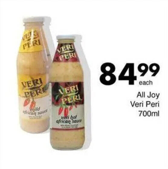 Veri Peri specials at Save – Sept 2025
