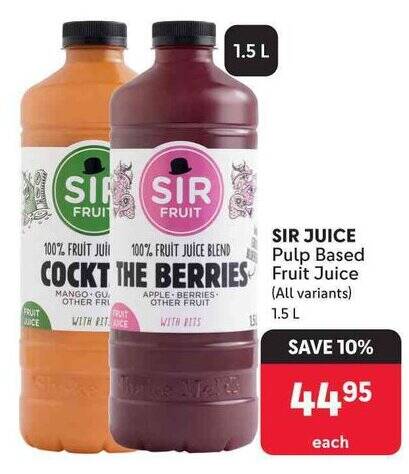 SIR JUICE specials Makro – Jun 2025
