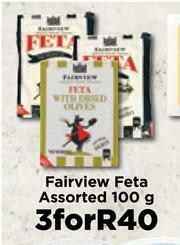 Fairview Feta Assorted-For 3 x 100g offer at Food Lover's Market