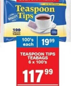 Teaspoon offers - Find and view the cheapest Teaspoon offer!