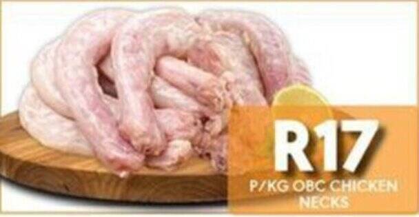 Obc Chicken Logo Obc Chicken Necks Offer At OBC Meat & Chicken