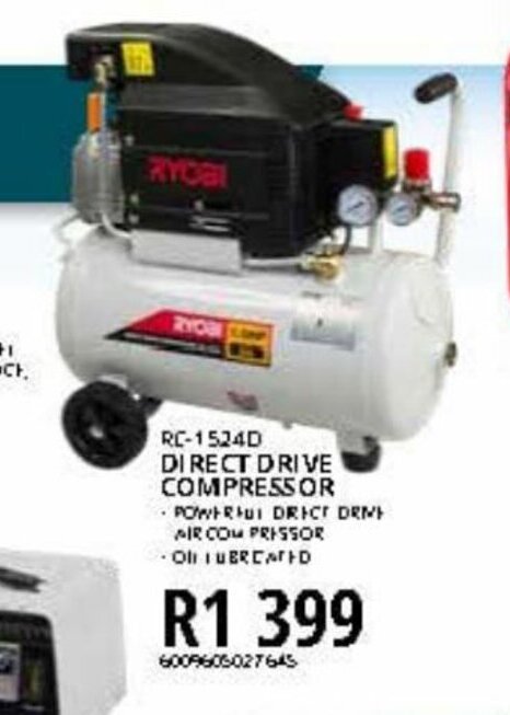 Direct Drive Compressor offer at Kloppers