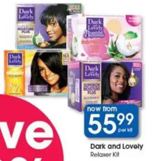 Dark and Lovely Relaxer Kit offer at Clicks